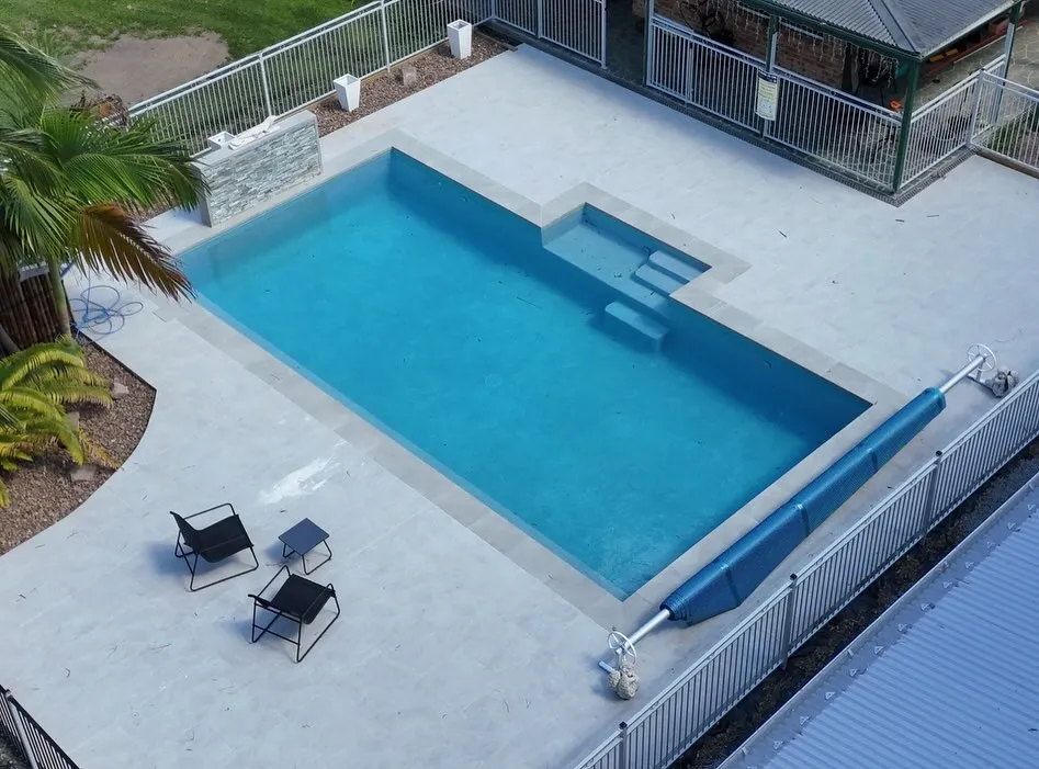 Striking Concrete Pool in Kangy Angy | Tropical Pools of Australia